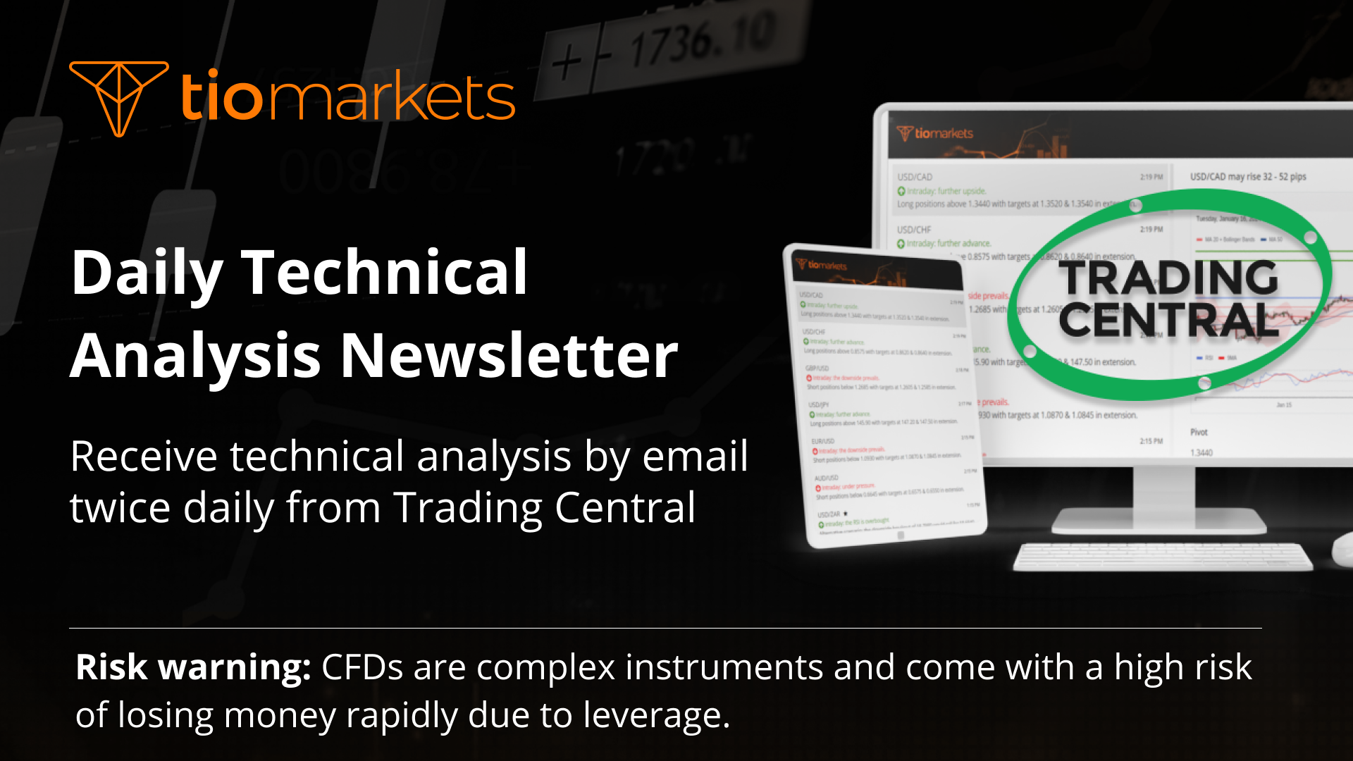 TIOmarkets Technical Analysis From Trading Central Daily Market
