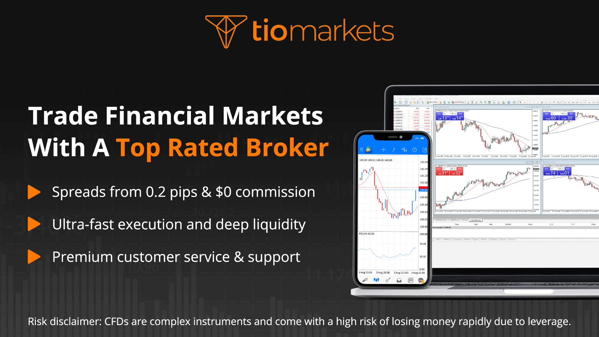 TIOmarkets | Trade The Financial Markets With A Top Rated Broker | TIOmarkets